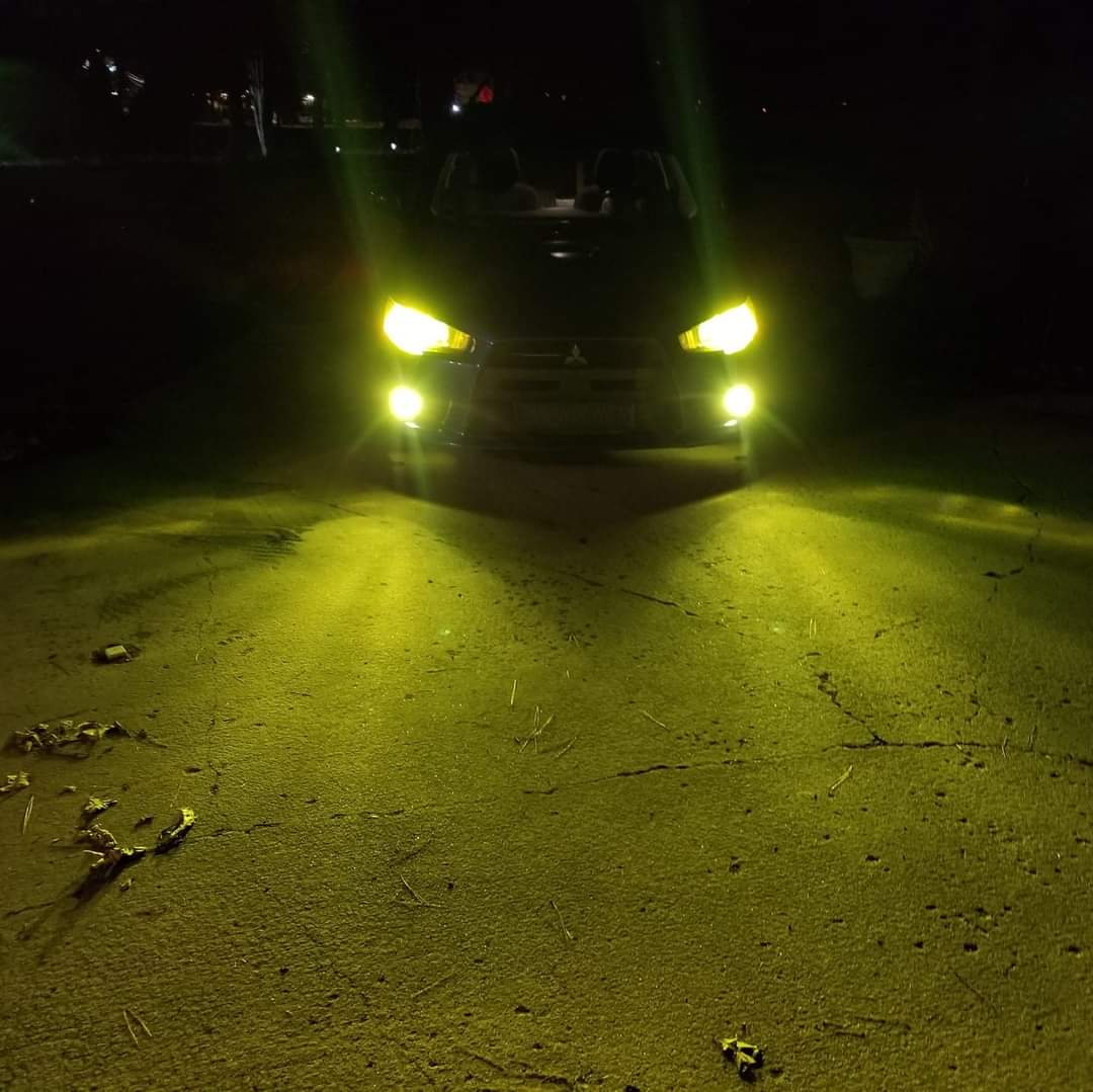 H11 Yellow LED Fog Light Bulbs for Cars Trucks 3200LM (2 Pieces ...